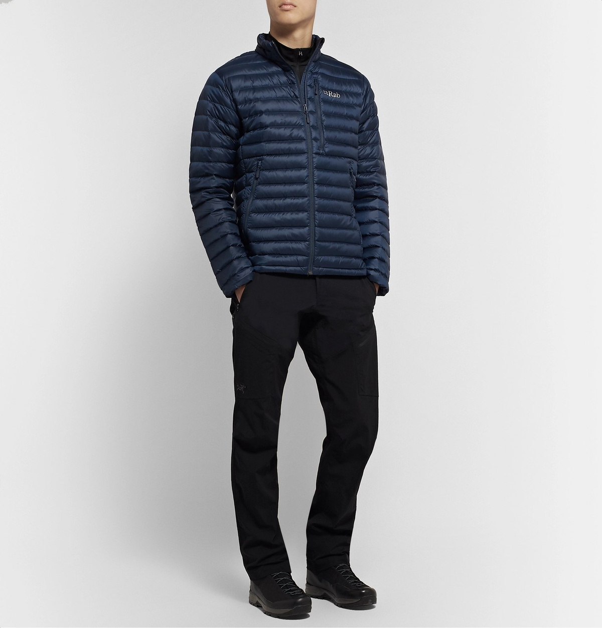 Rab - Microlight Alpine Quilted Pertex Quantum Down Jacket - Blue Rab