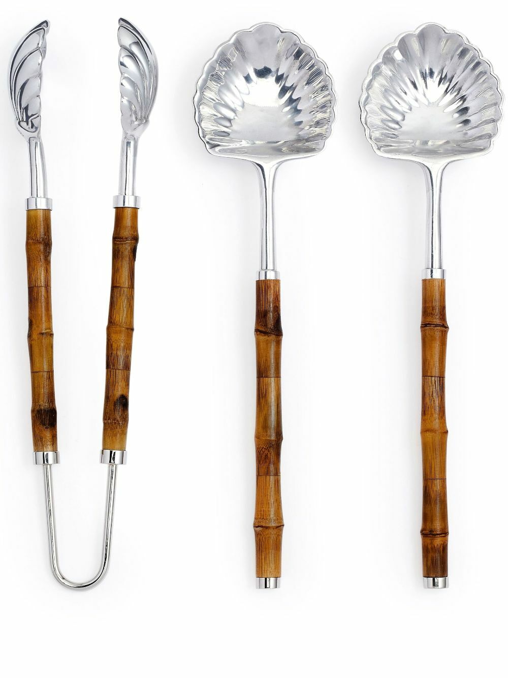 Soho Home Brown Masen Bamboo Serving Set Soho Home