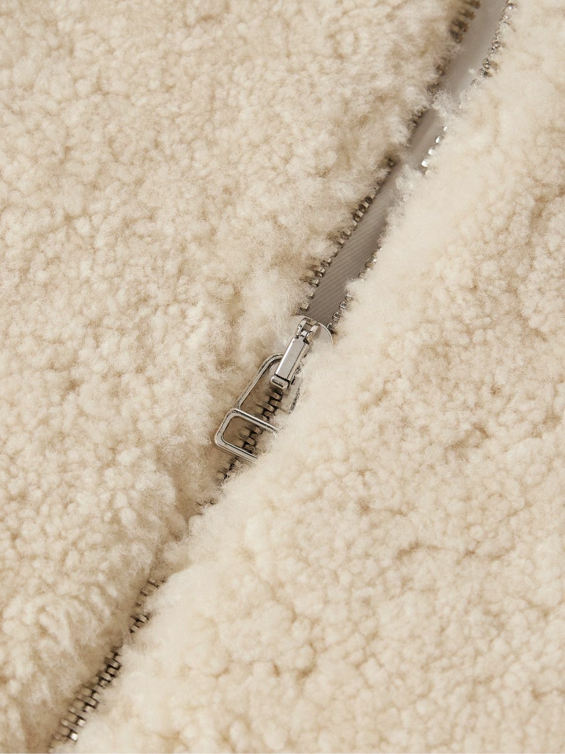 Jacquemus - Pilou Shearling Bomber Jacket - Neutrals Jacquemus