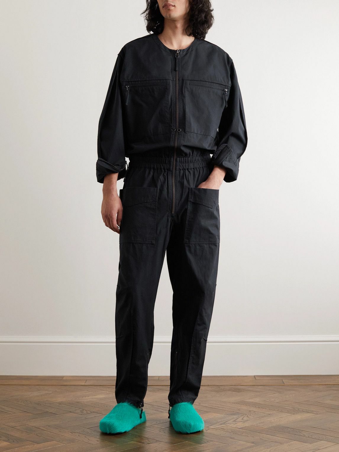 Isabel Marant - Cotton-Twill Jumpsuit - Black Isabel Marant
