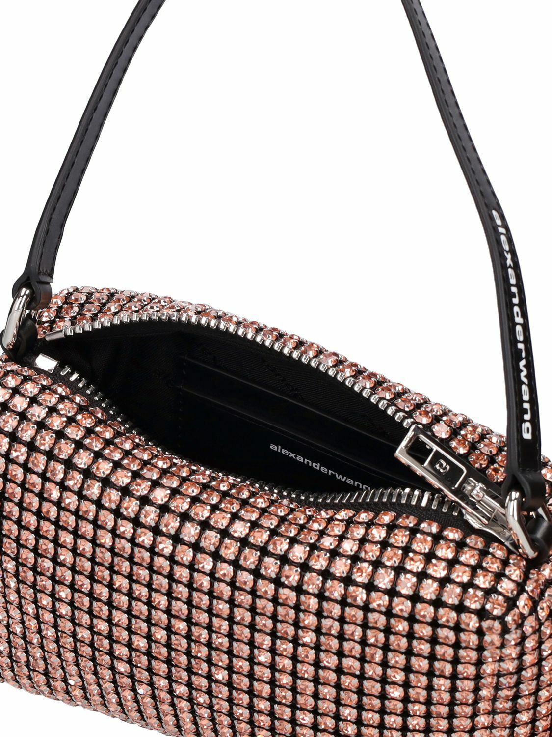 ALEXANDER WANG - Medium Heiress Crystal Top Handle Bag Alexander Wang