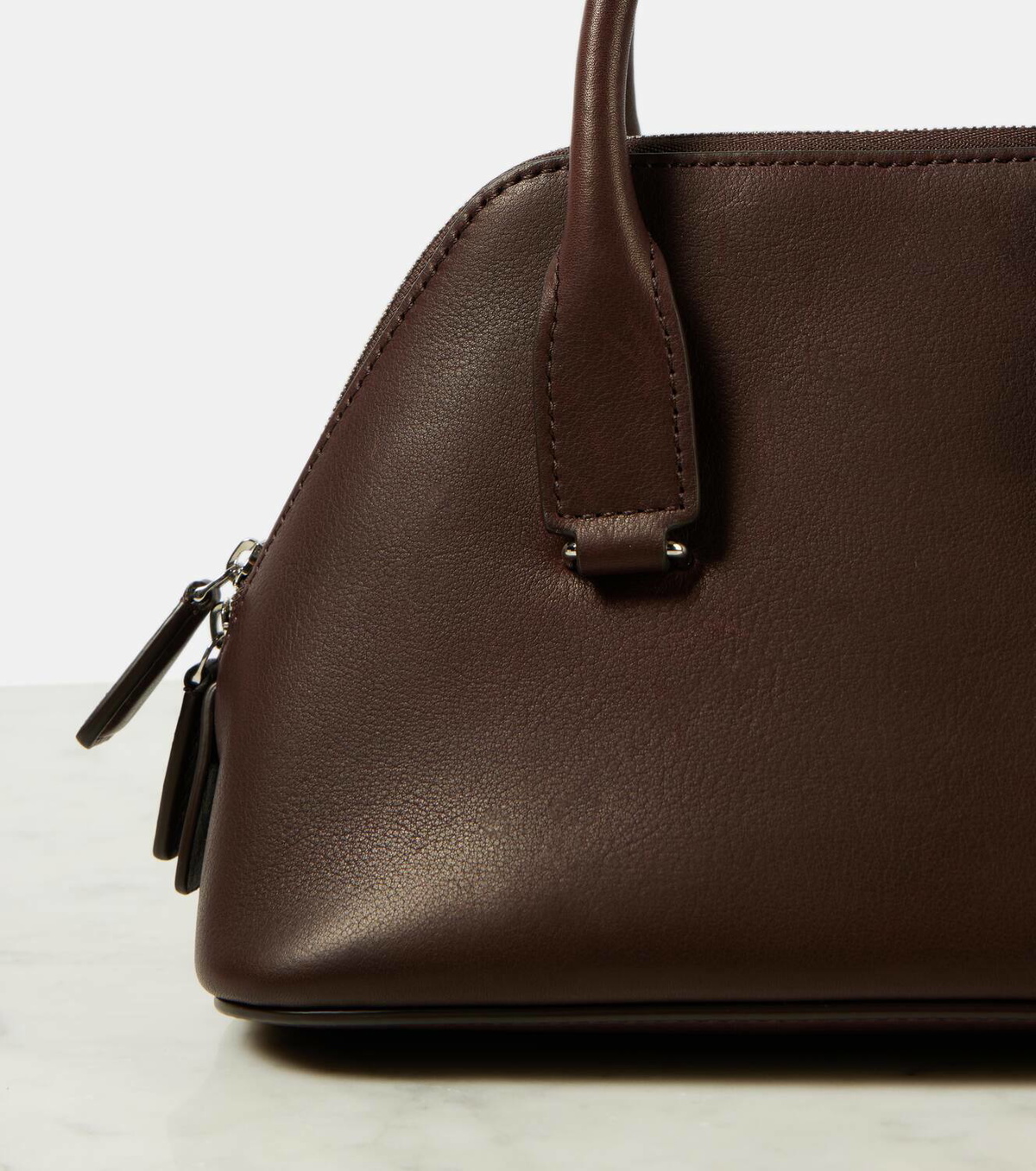 The Row Devon Mini leather tote bag The Row