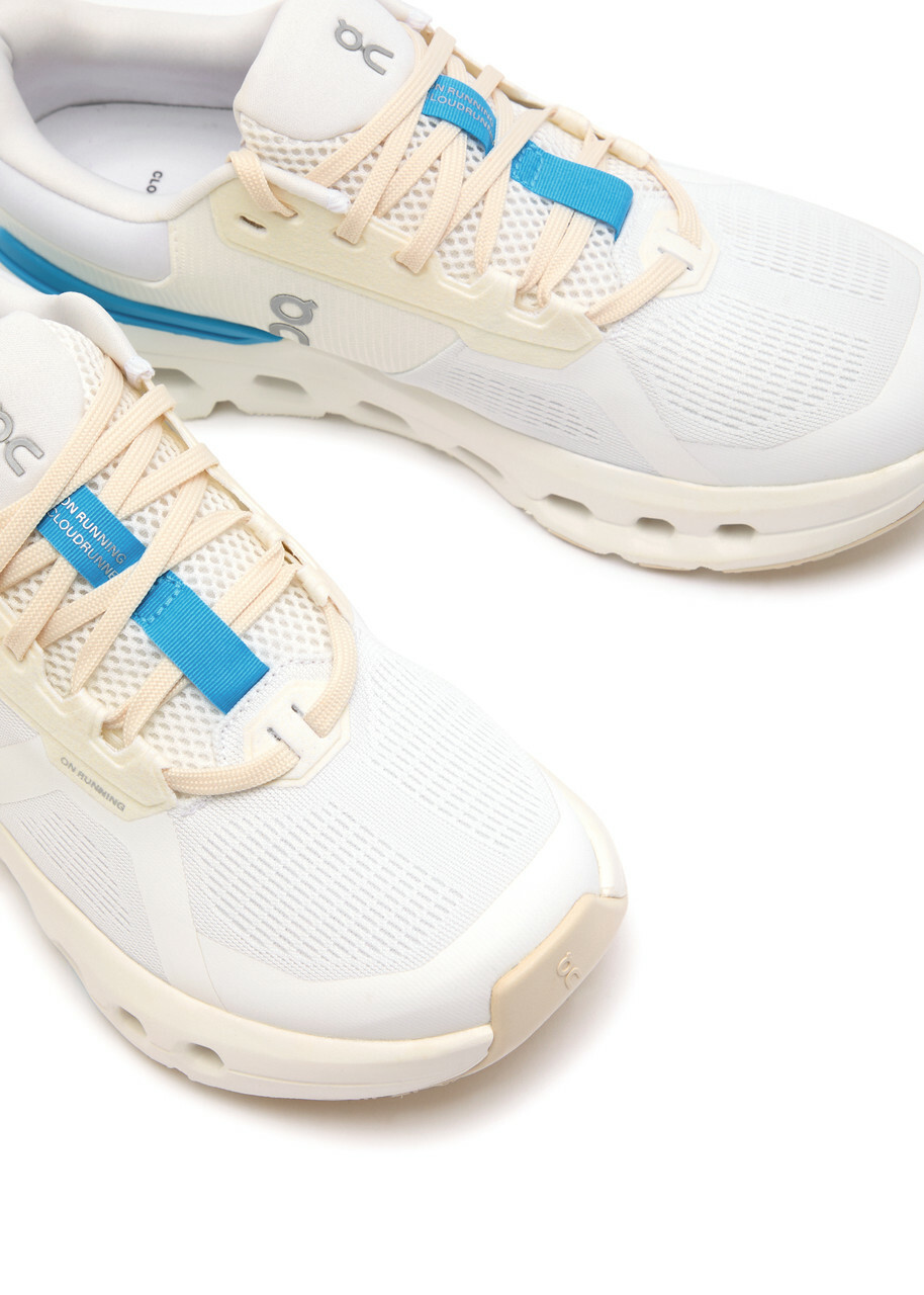 ON Cloud Runner 2 Panelled Mesh Sneakers Blue And White On