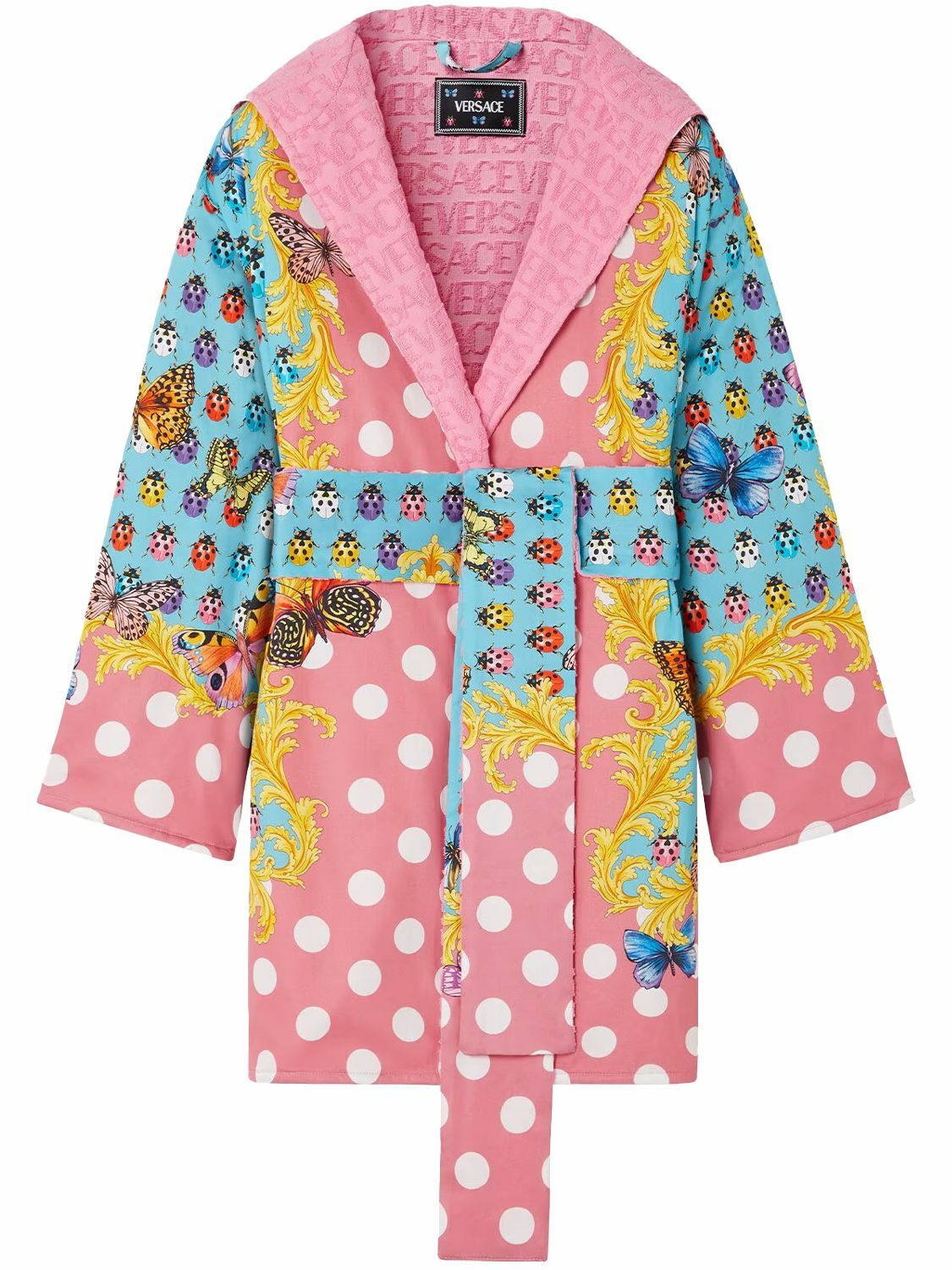 VERSACE - La Vacanza Short Printed Bath Robe Versace