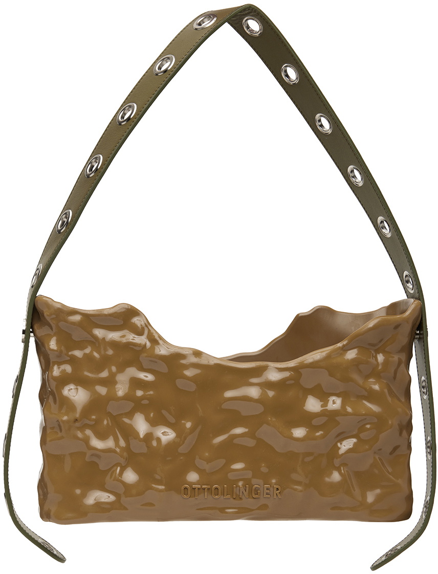 Ottolinger Khaki Signature Baguette Bag Ottolinger