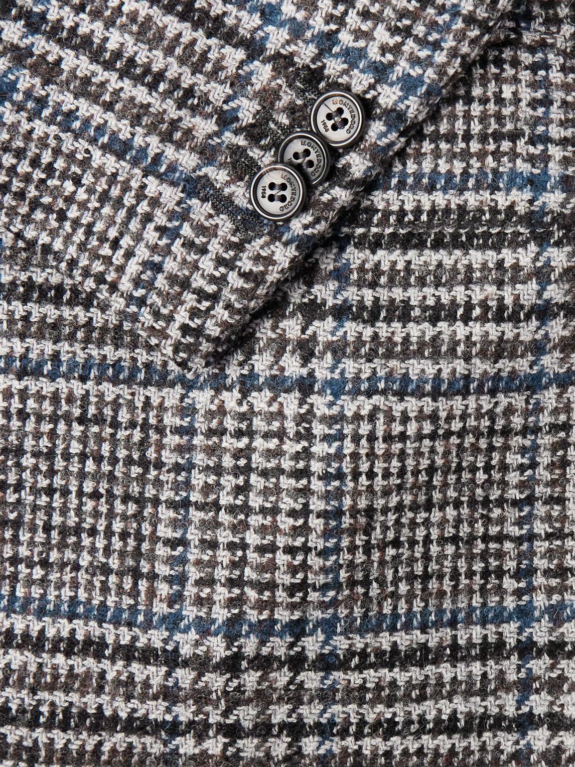 Incotex - Montedoro Checked Wool-Blend Blazer - Gray Incotex