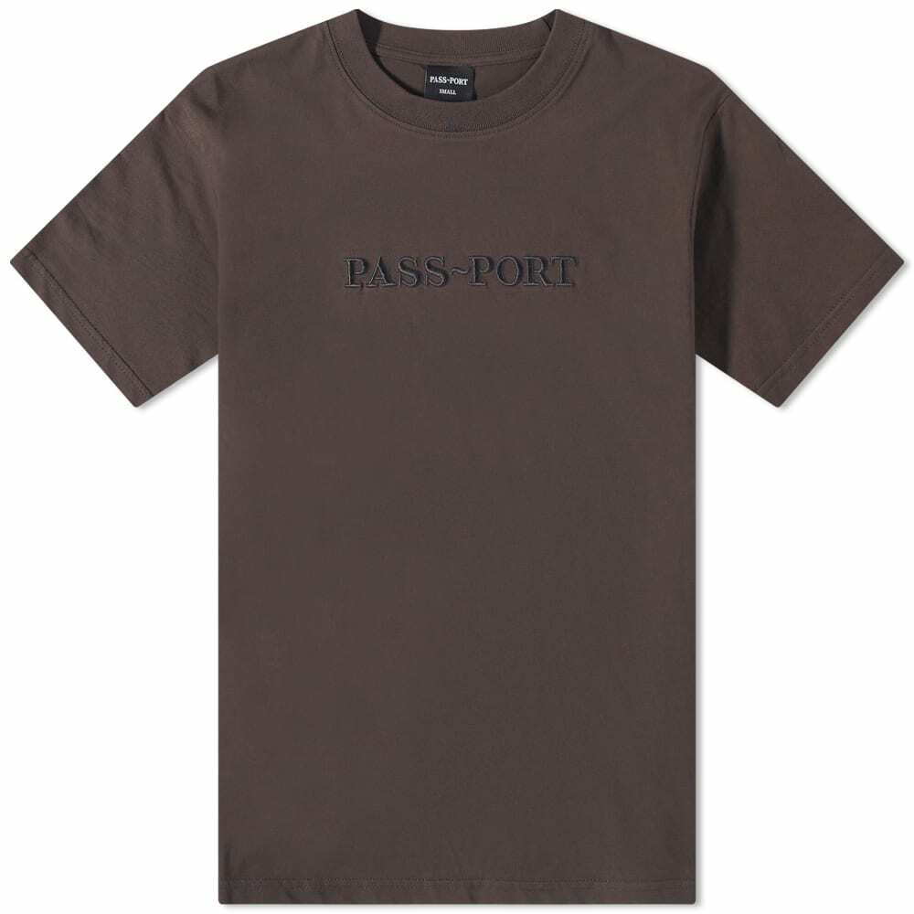 Pass~Port Men's Official Organic T-Shirt in Tar Pass~Port