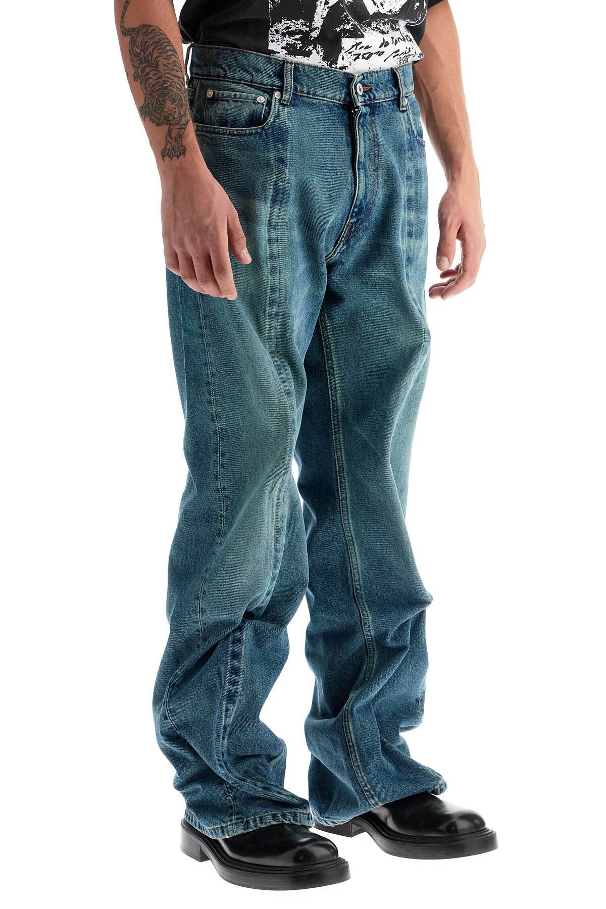 Y PROJECT evergreen wire jeans for Blue Y/Project