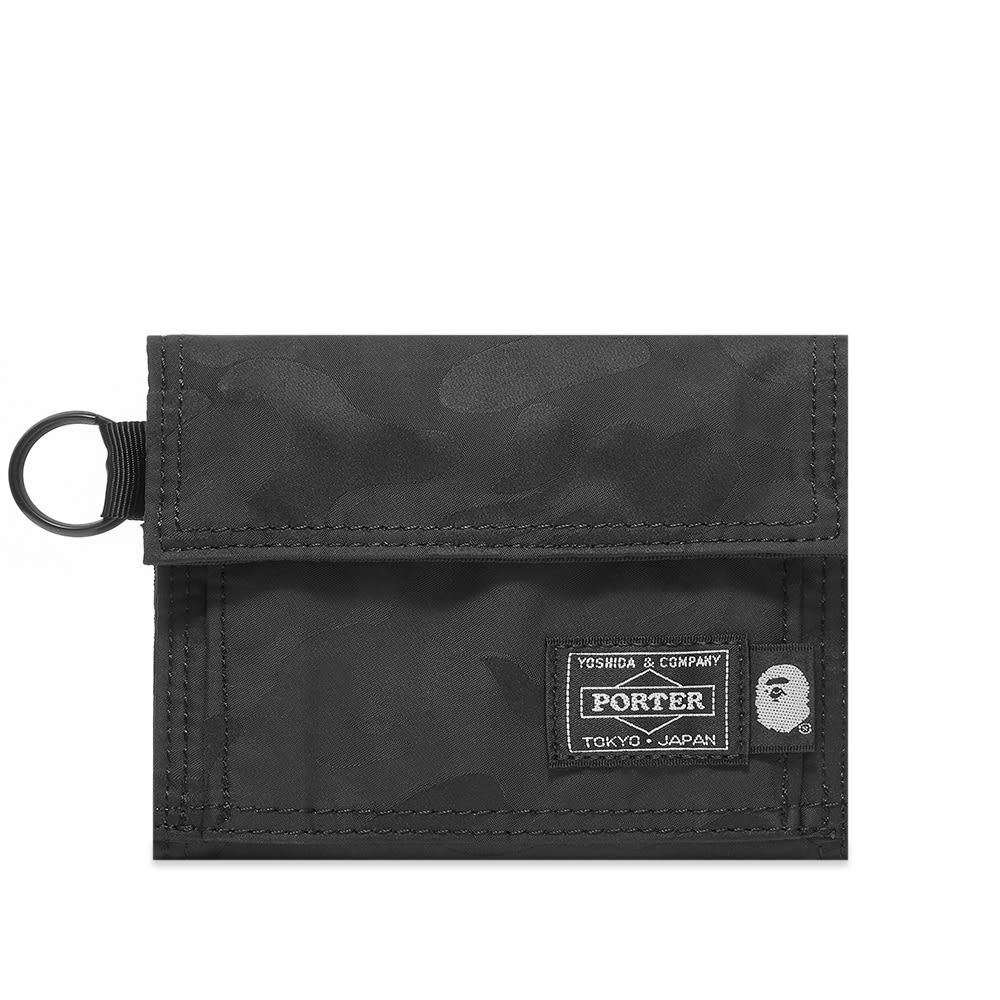 A Bathing Ape x Porter Jacquard Camo Wallet A Bathing Ape