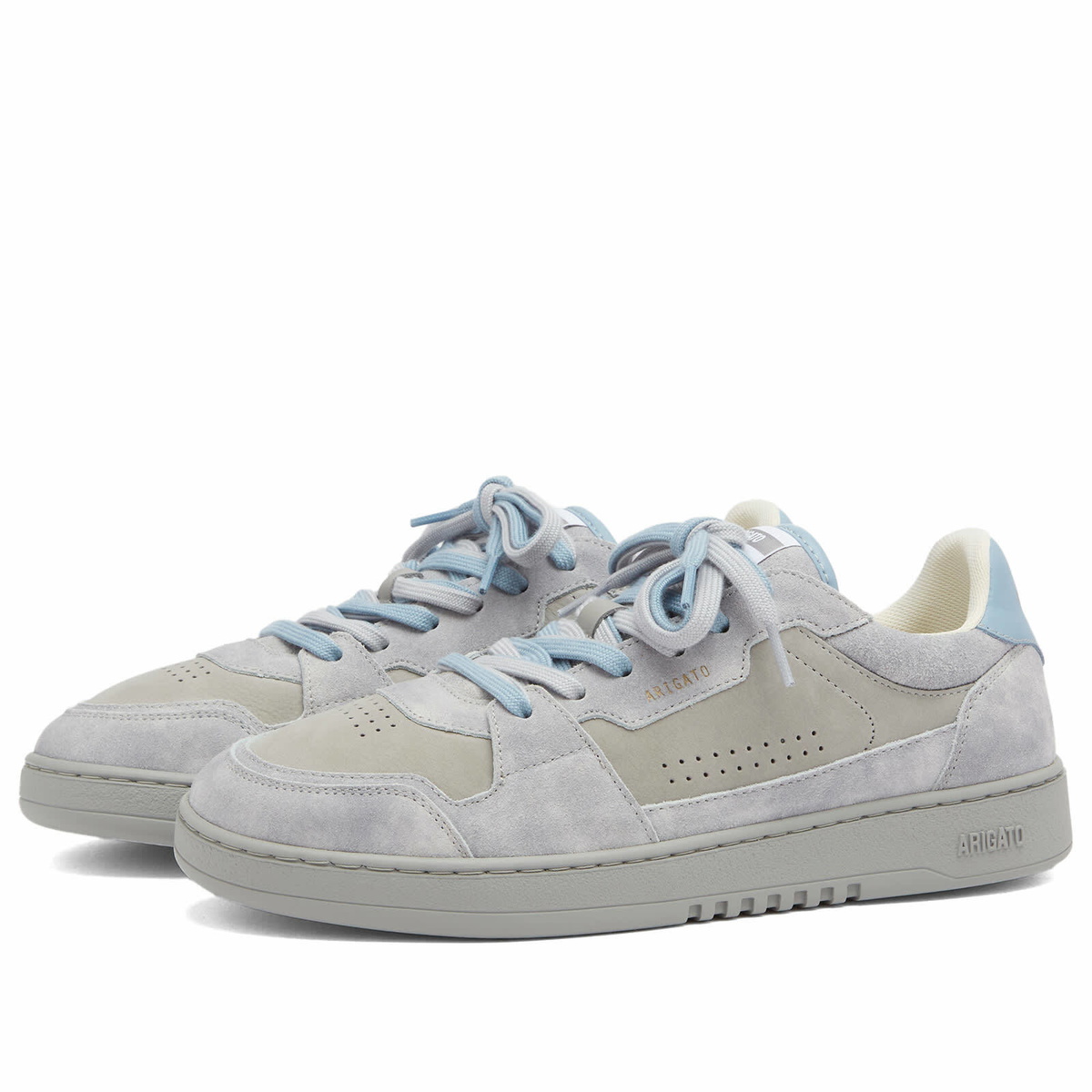 Axel Arigato Men's Dice Lo Double Lace Sneaker in Grey/Light Blue Axel ...