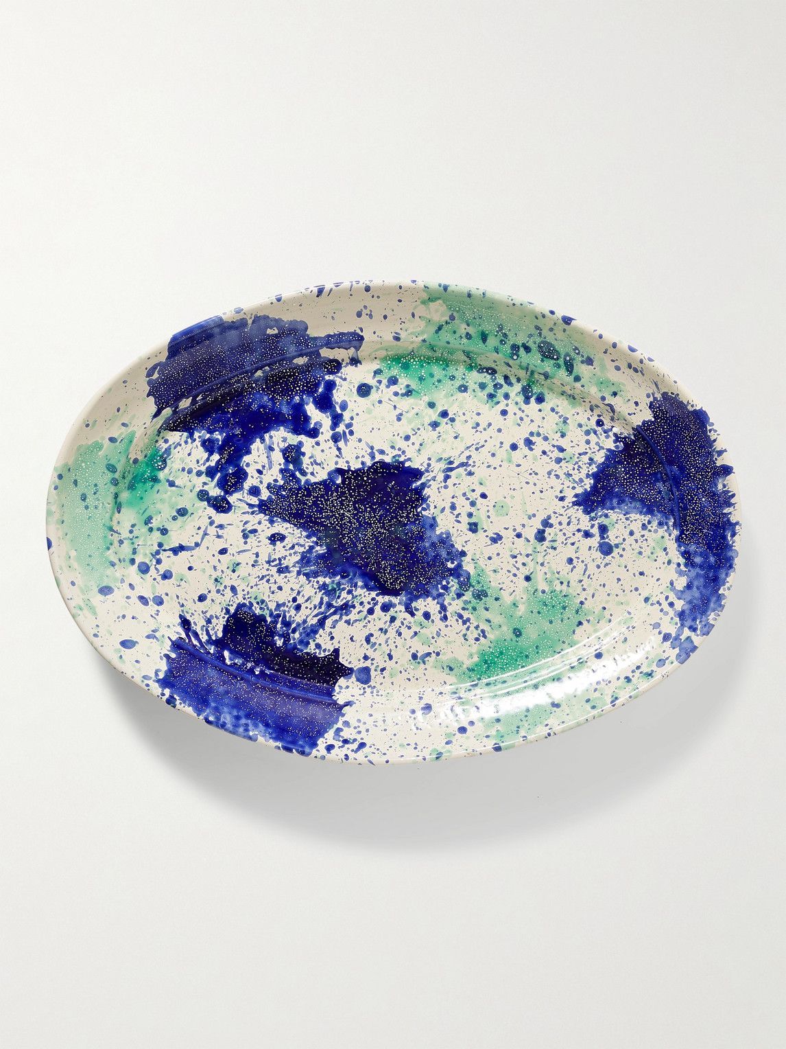 The Conran Shop - Splattered Terracotta Serving Platter The Conran Shop