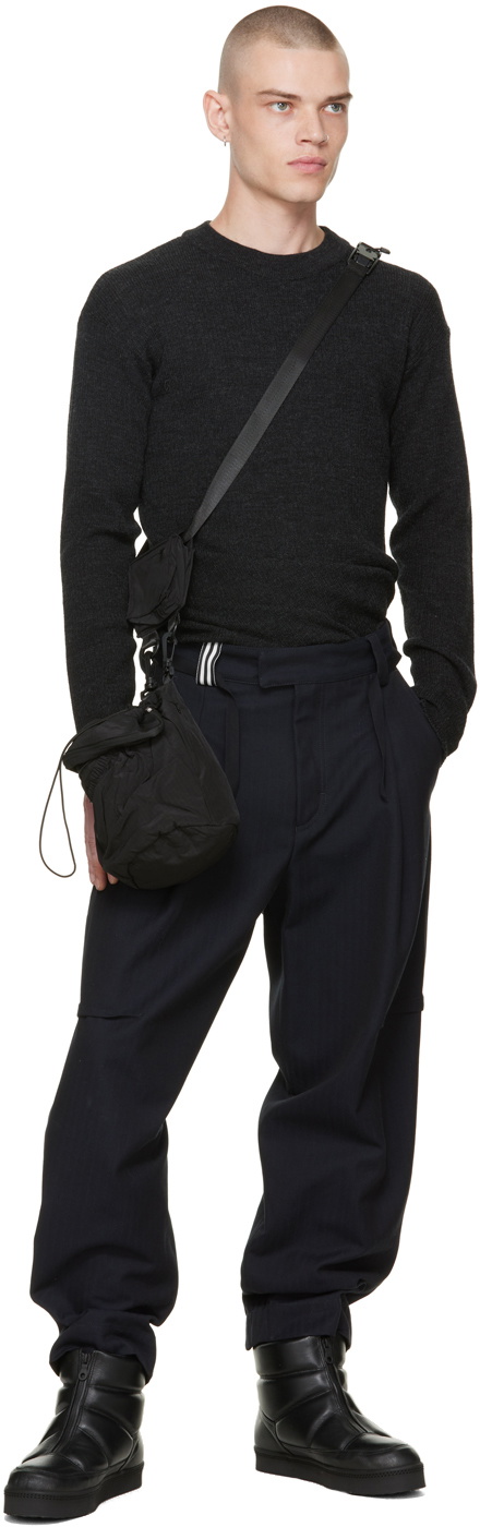 Archival Reinvent Black Teflon Bottle Bag Archival Reinvent