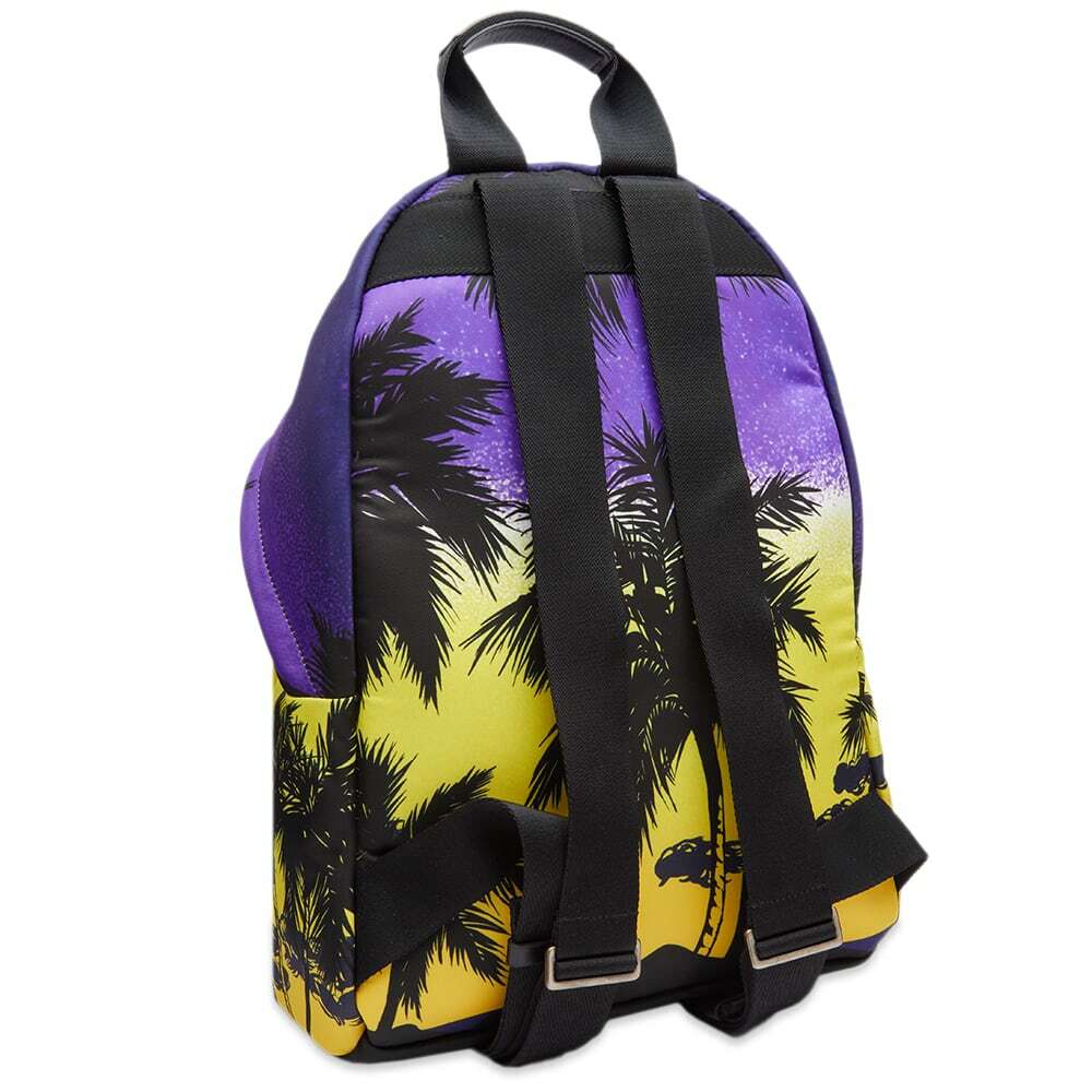 Palm Angels Men's Palm Sunset Backpack in Purple/Black Palm Angels