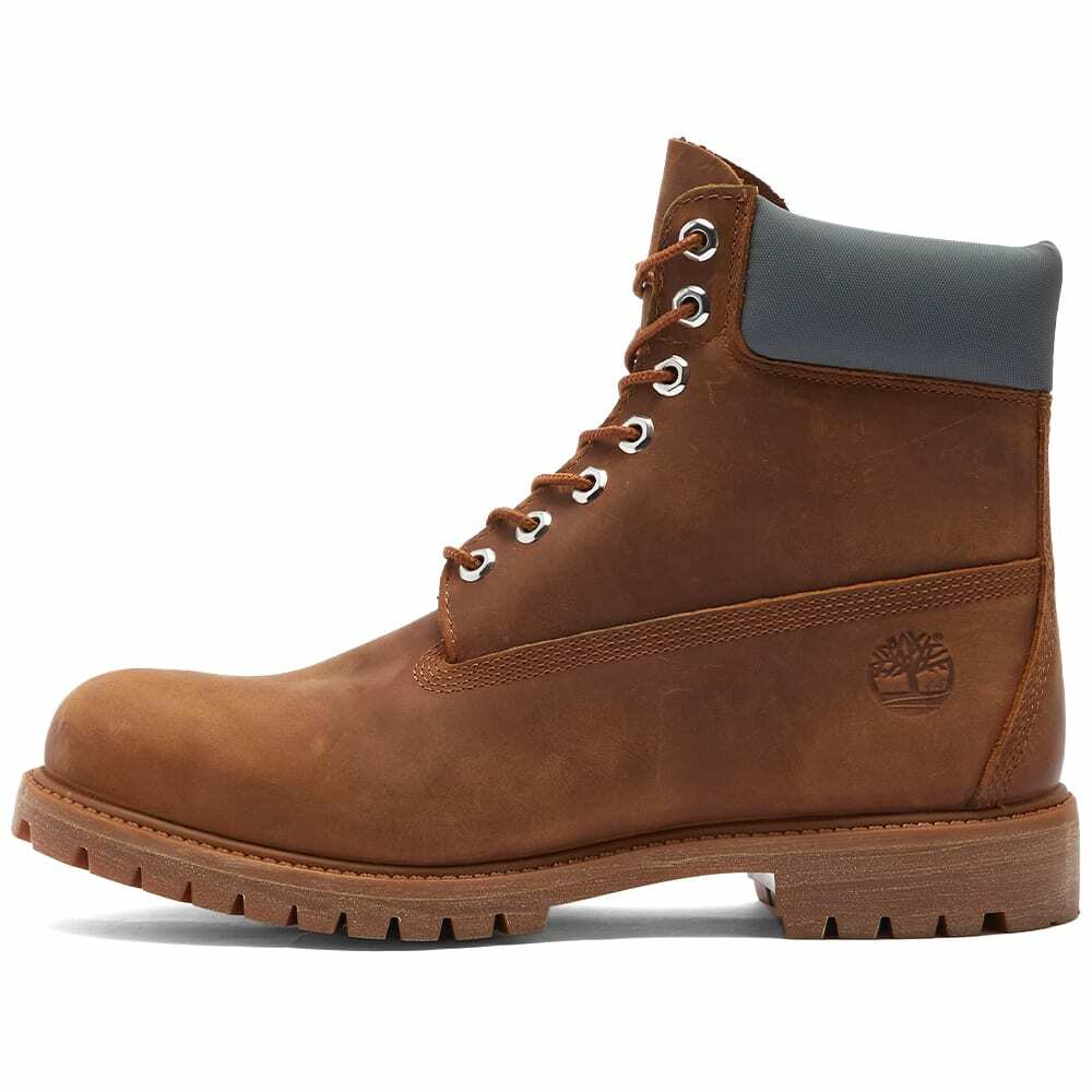 Timberland Men's Premium 6" Waterproof Boot in Rust Full Grain Timberland
