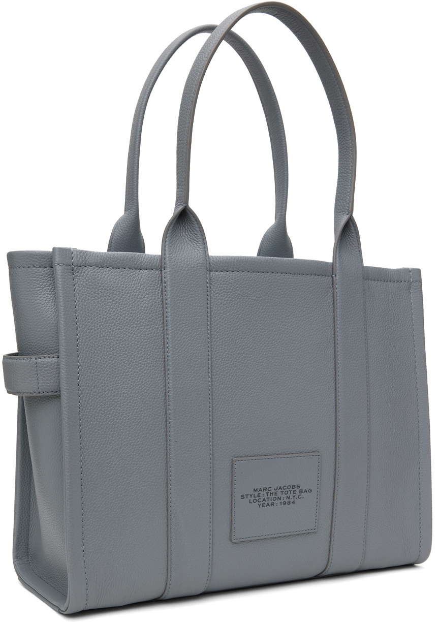 Marc Jacobs Gray 'The Leather Large' Tote Marc Jacobs