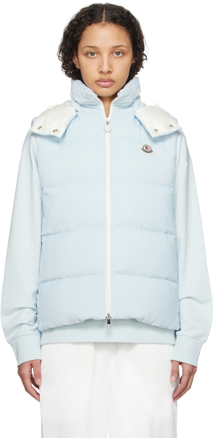 Moncler Blue Agelao Down Vest Moncler