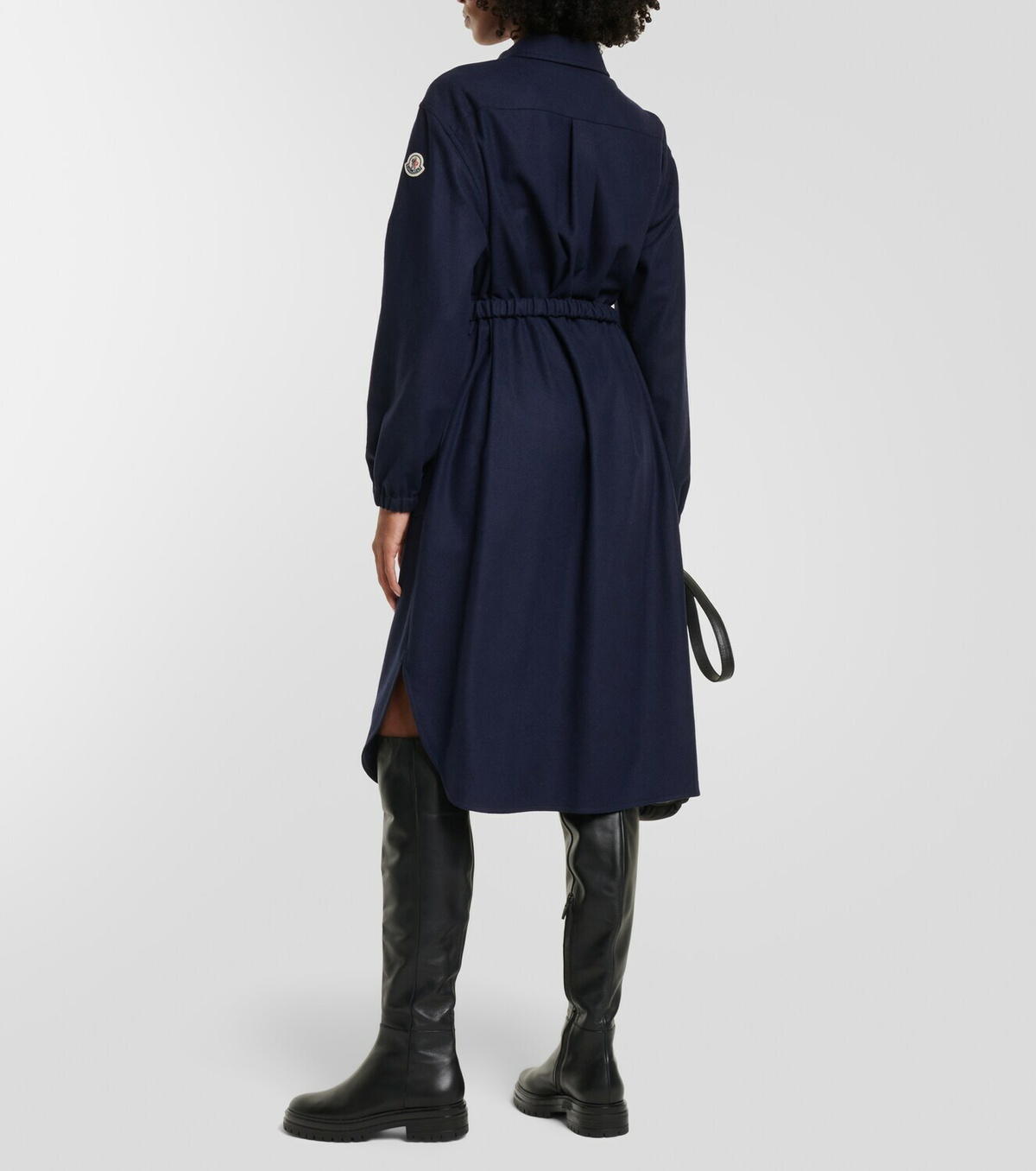 Moncler Wool-blend midi dress Moncler