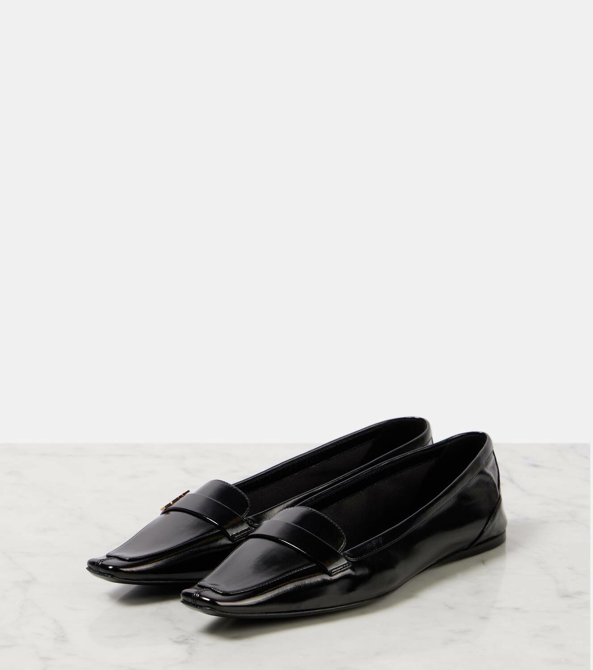 Saint Laurent Poppy leather ballet flats Saint Laurent