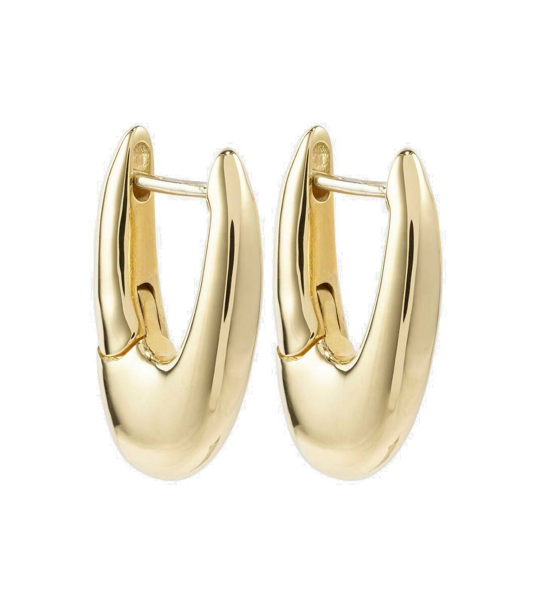 Melissa Kaye Lulu Small 18kt gold hoop earrings Melissa Kaye