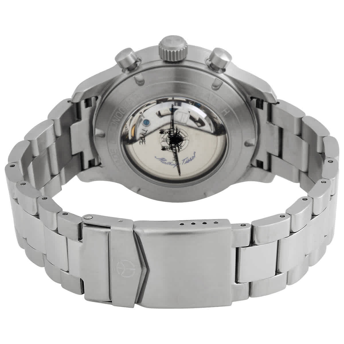 Mathey-Tissot Type 21 Chronograph Automatic Blue Dial Mens Watch ...