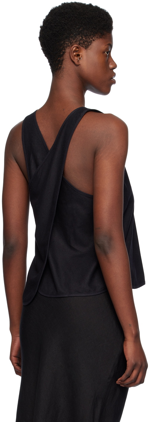 Baserange Black Apron Tank Top Baserange