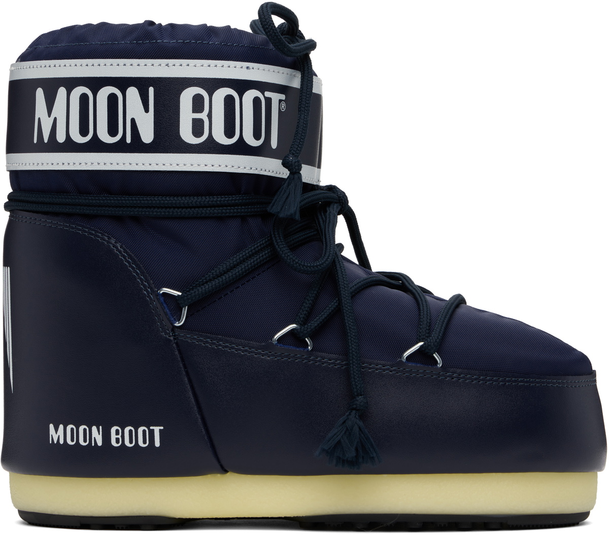 Moon Boot Blue Icon Low Nylon Boots Moon Boot