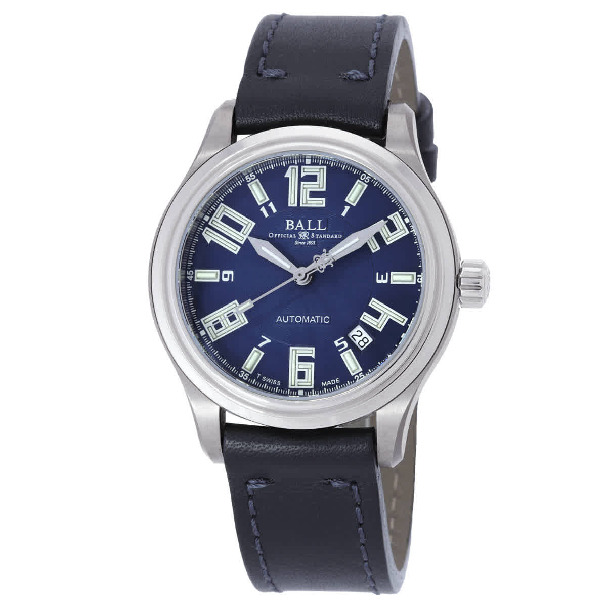 Ball Trainmaster Automatic Blue Dial Mens Watch NM1038D-LEA-BE Ball