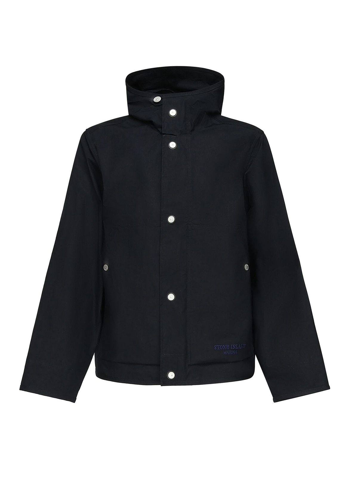 Stone Island Rain Jacket In Poplin Stone Island