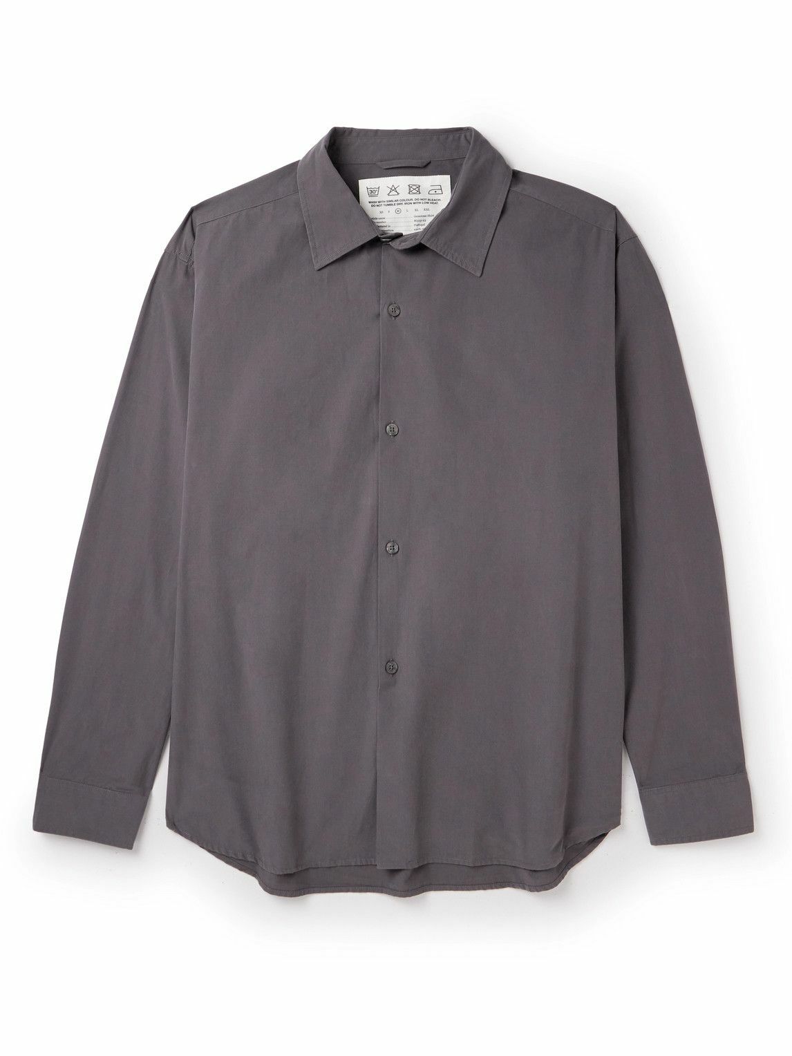 mfpen - Generous Organic Cotton Shirt - Gray mfpen