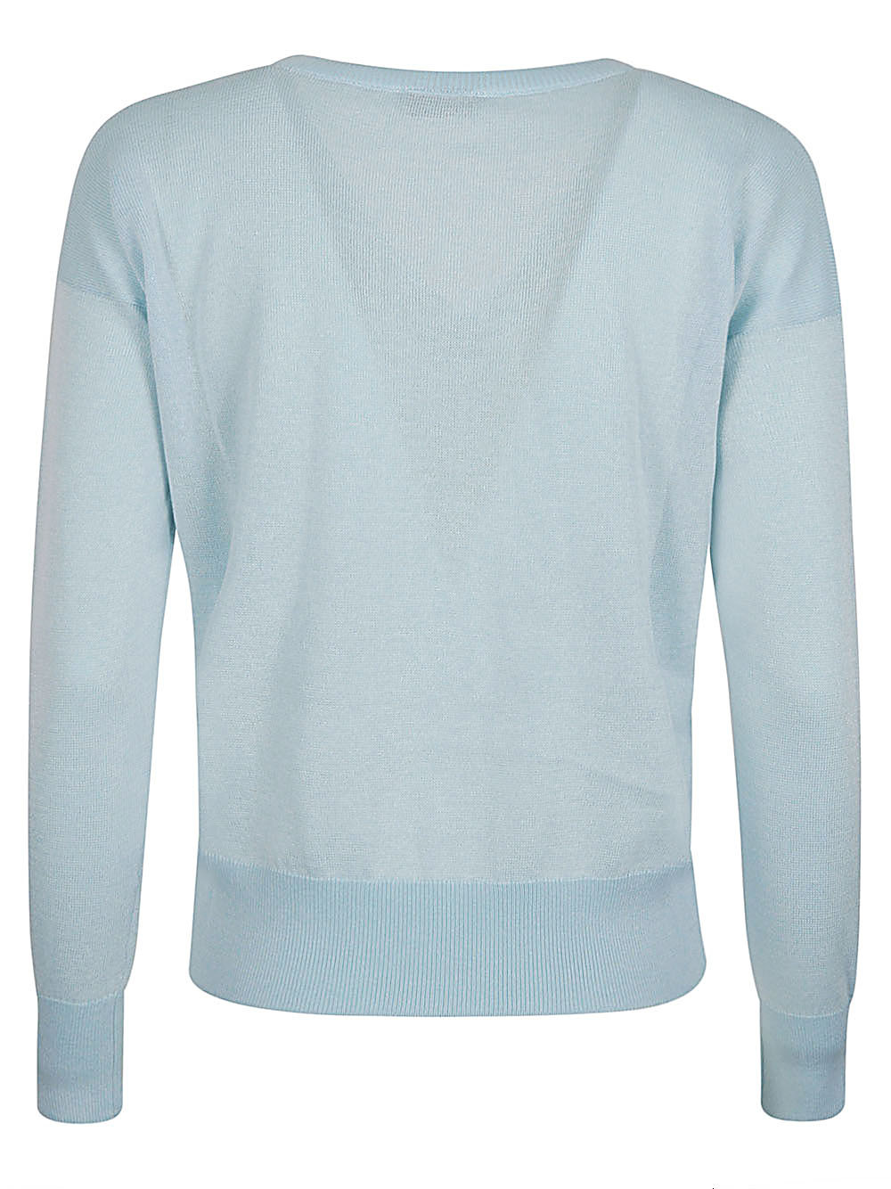 BASE - Cotton Blend V-neck Sweater Baserange
