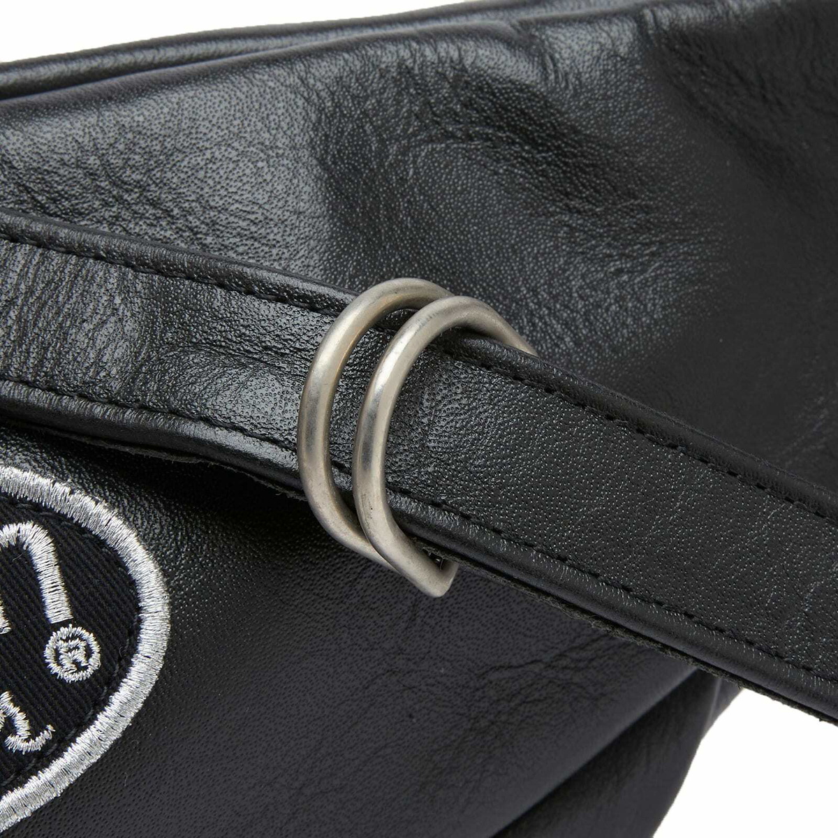 MASTERMIND WORLD Men's x Vanson Waist Bag in Black MASTERMIND WORLD