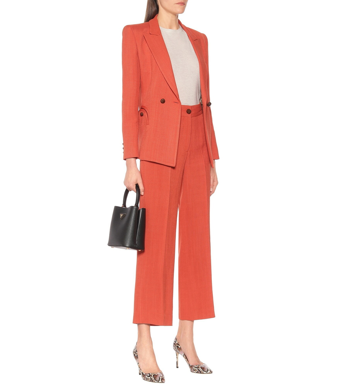 Jimmy Choo - Romy 85 snake-effect leather pumps Jimmy Choo