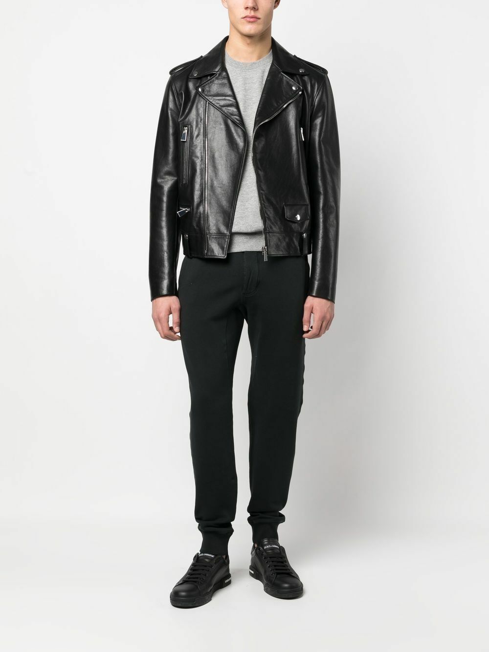 TOM FORD Black Cotton Track Pants TOM FORD