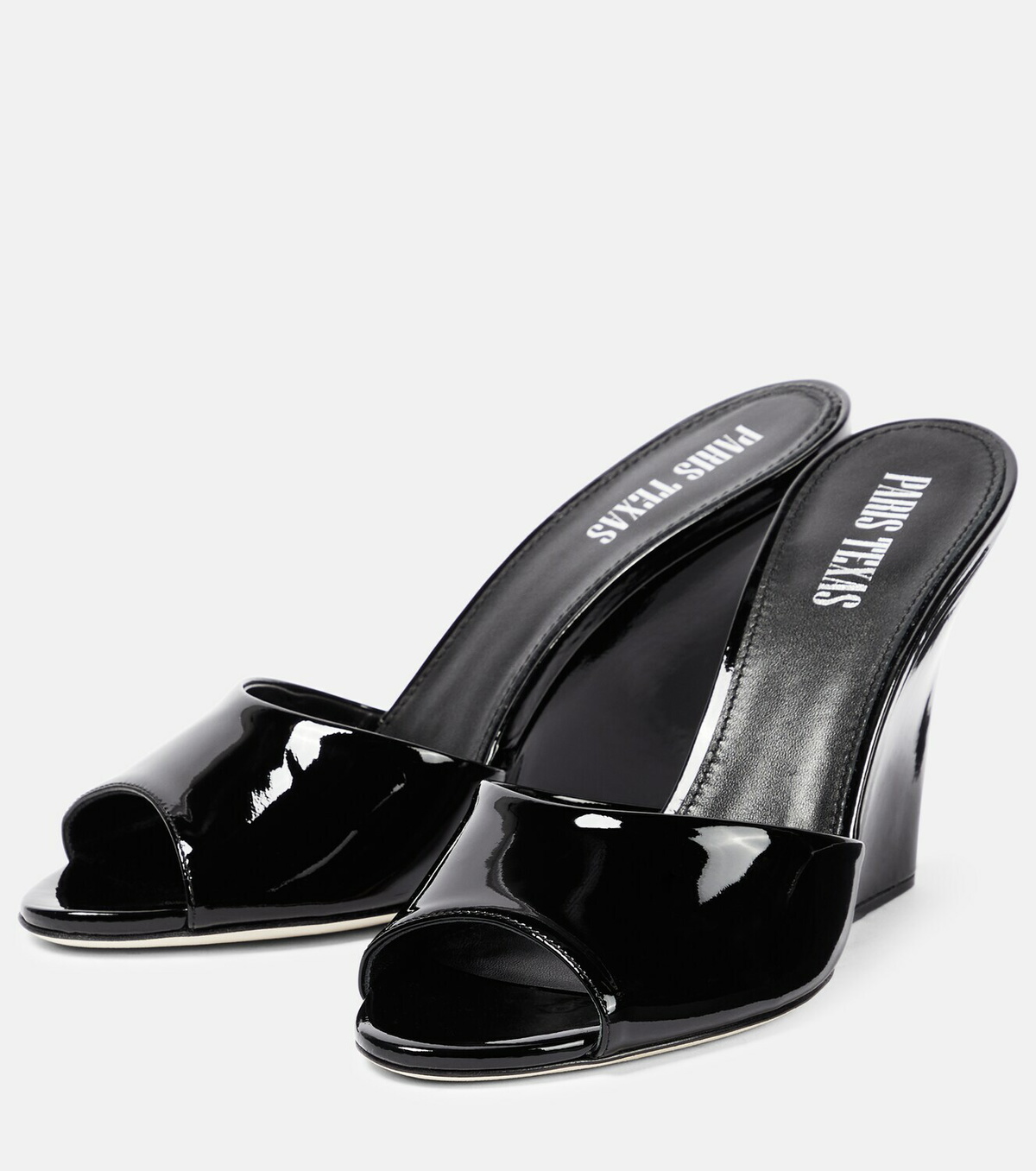 Paris Texas - Wanda patent leather wedge sandals Paris Texas