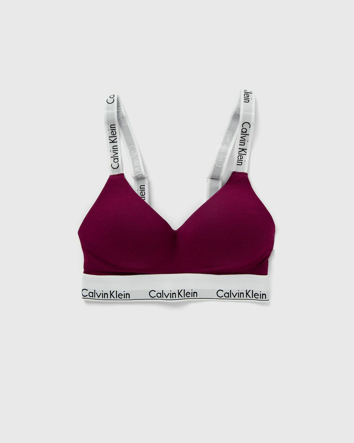 Calvin Klein Underwear Wmns Lght Lined Bralette (Avg) Purple - Womens ...