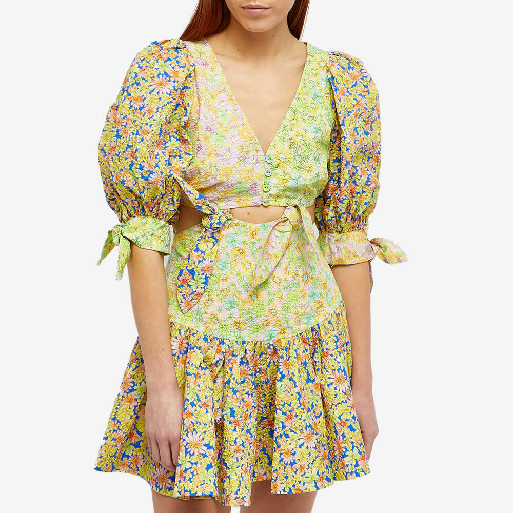 ALÉMAIS Women's Daisy Spliced Mini Dress in Multi ALÉMAIS