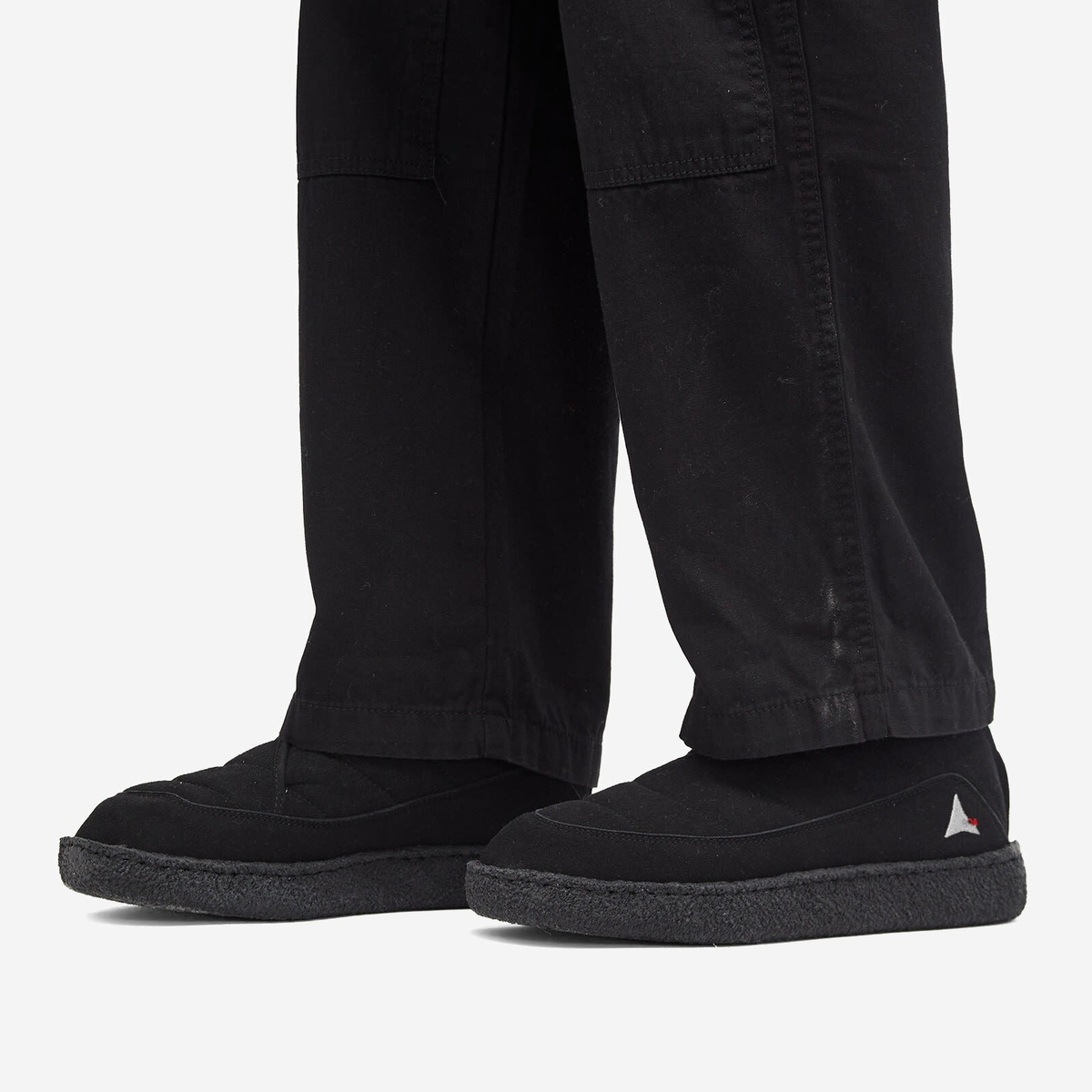 ROA Men's House Shoe in Black ROA