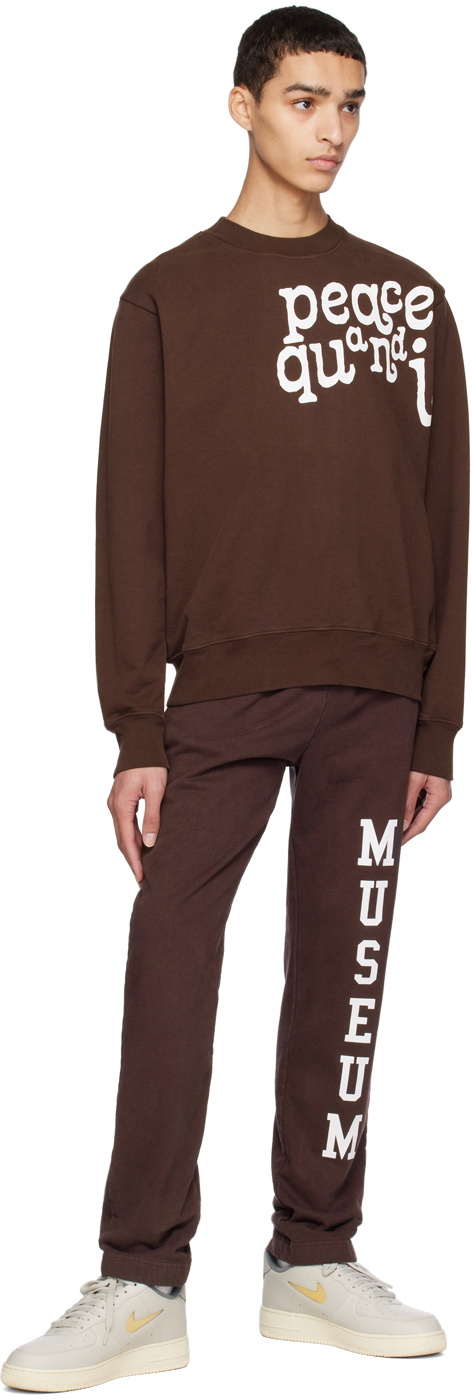 Museum of Peace & Quiet Brown Etched Sweatshirt Museum of Peace and Quiet
