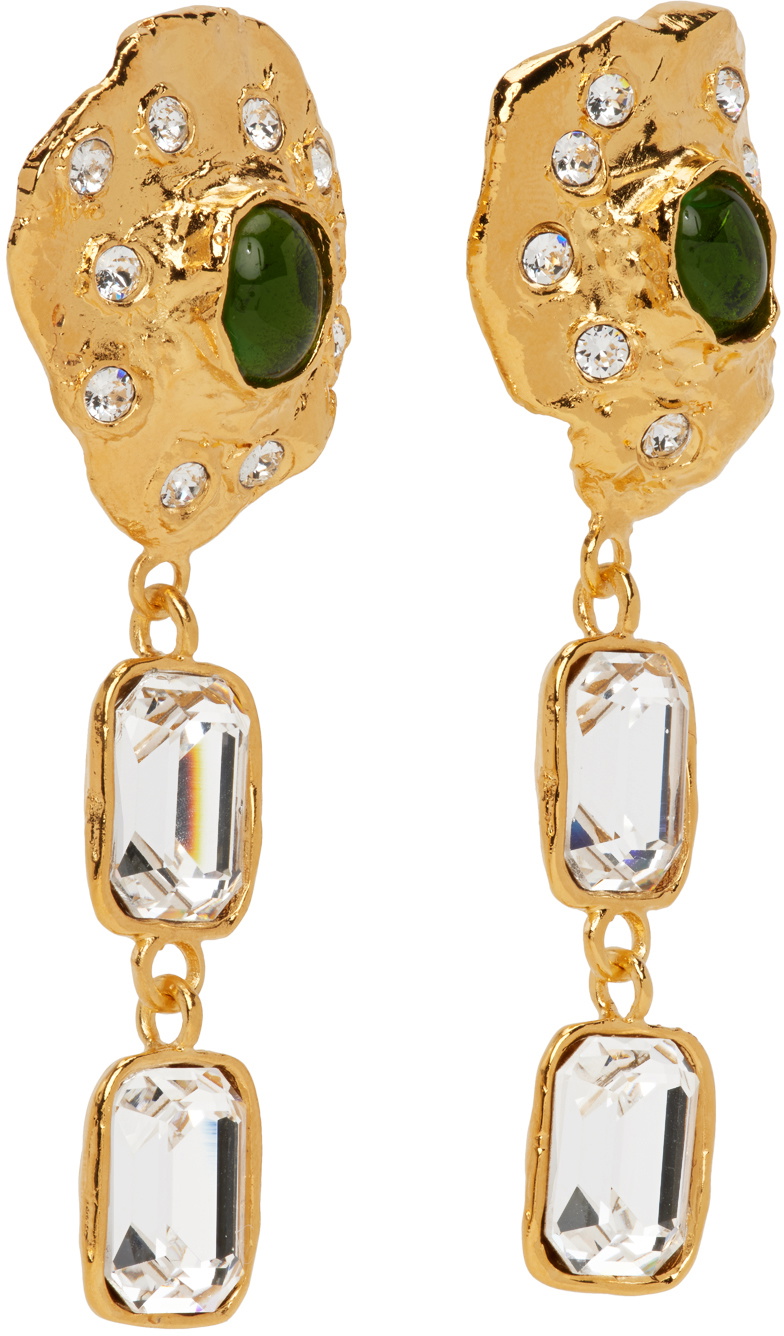 Mondo Mondo Gold Oyster Clip-On Earrings Mondo Mondo