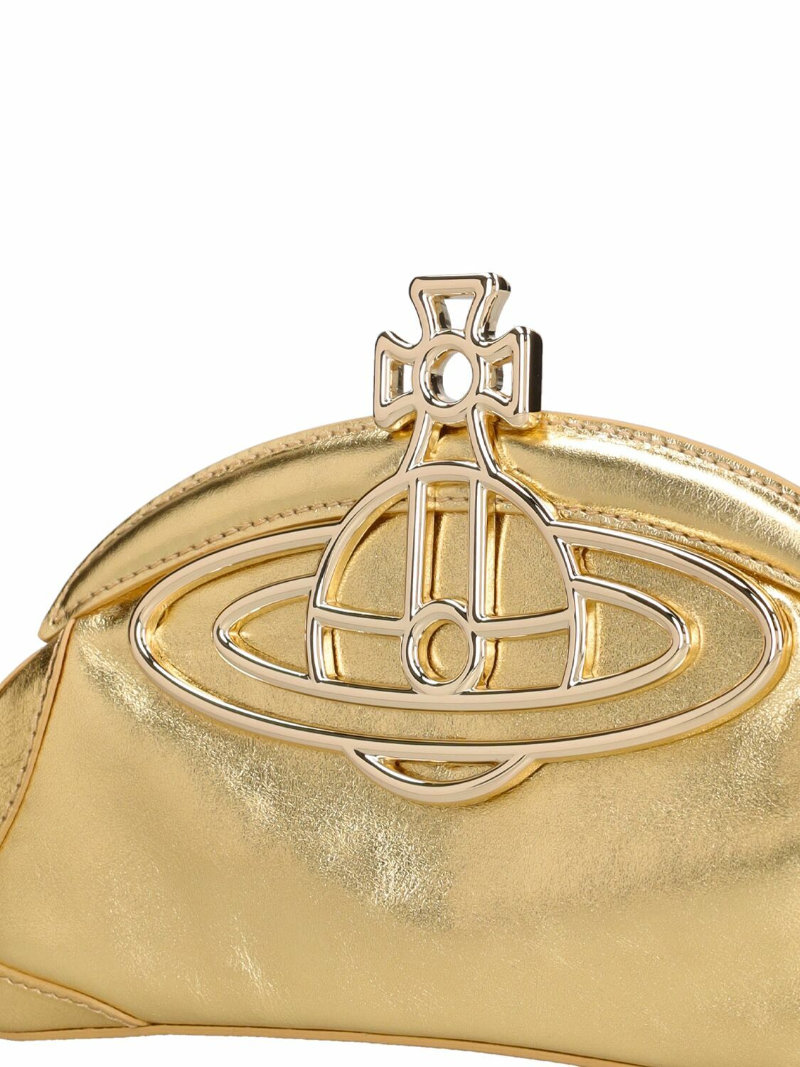 VIVIENNE WESTWOOD - Amber Leather Clutch Vivienne Westwood