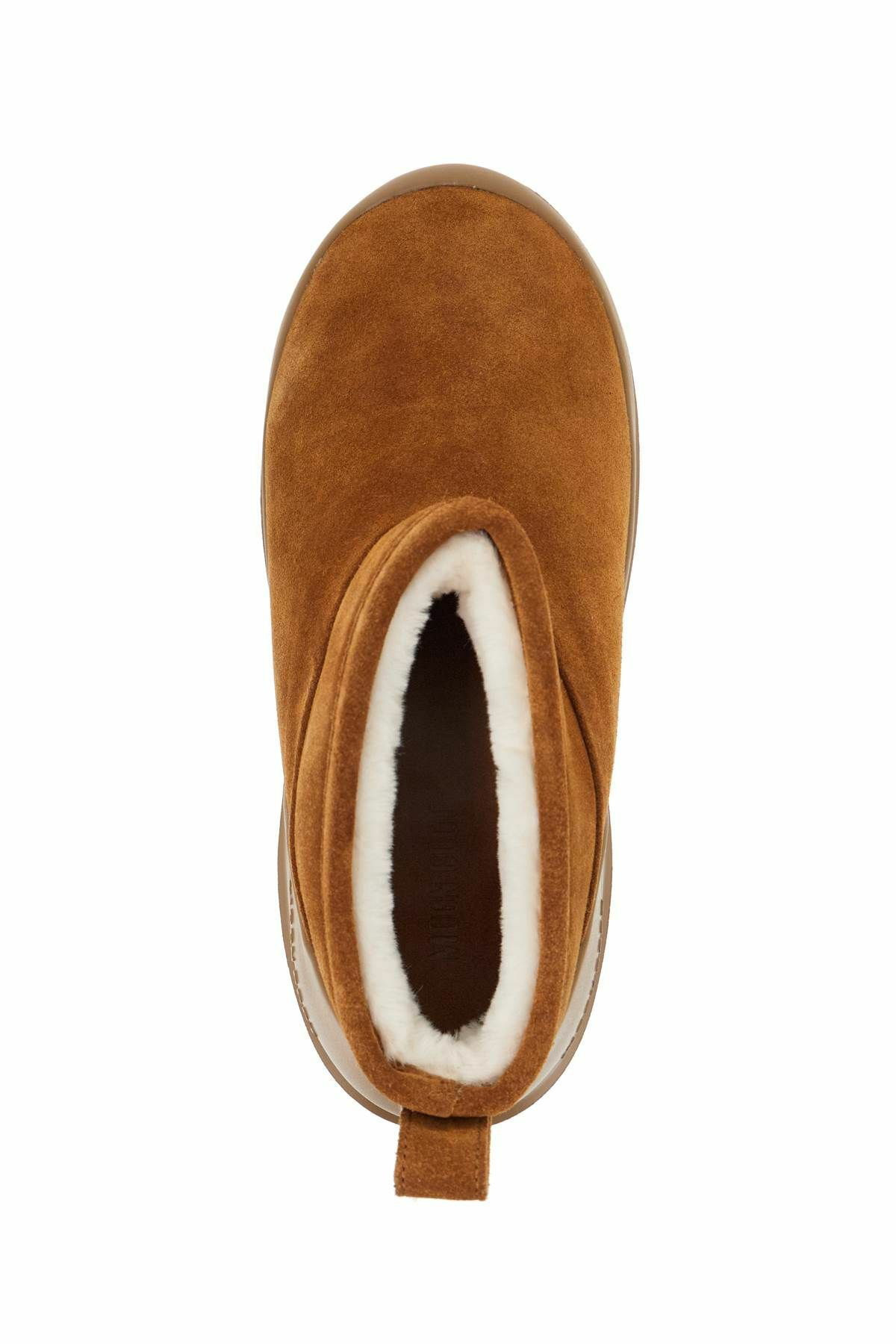 MOON BOOT luna low suede leather ankle Brown Moon Boot