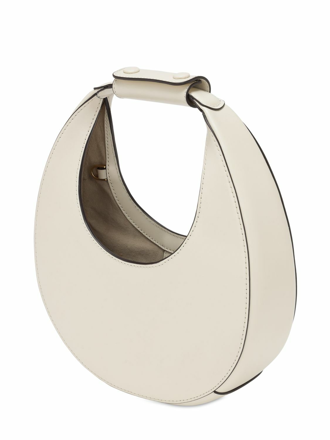 STAUD - Mini Moon Smooth Leather Bag Staud