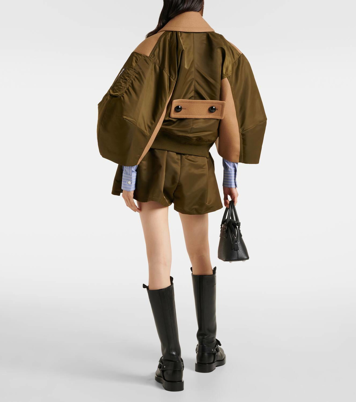 Sacai Wool and twill jacket Sacai