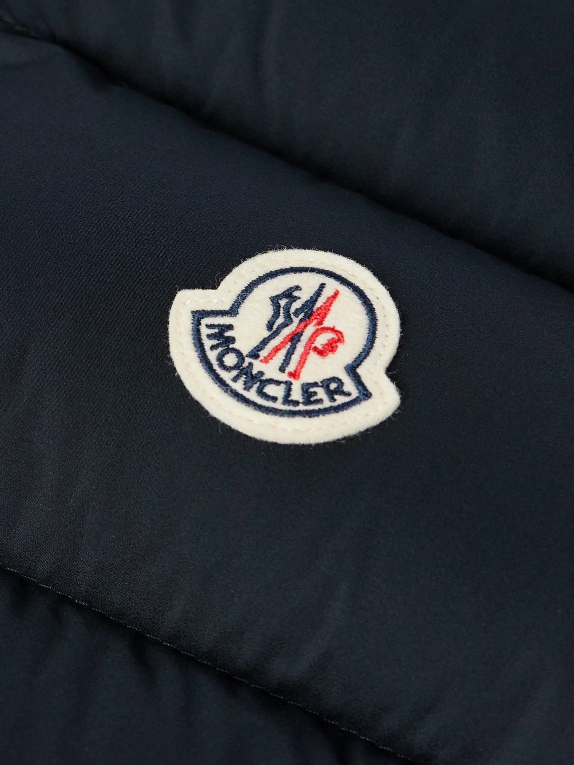 Moncler - Tibb Logo-Appliquéd Quilted Shell Down Gilet - Blue Moncler