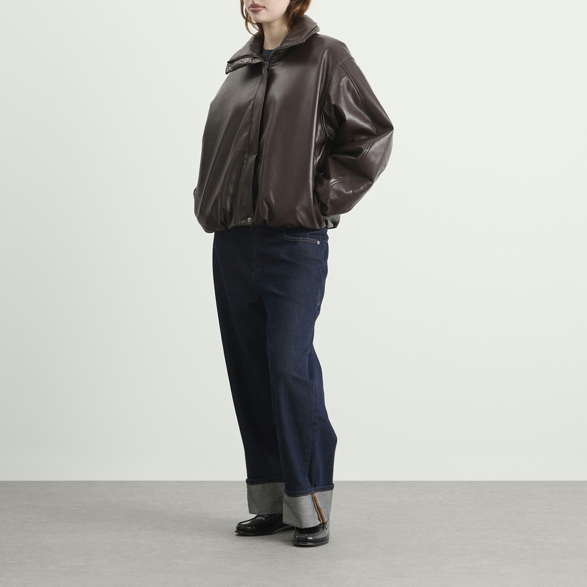 Anine Bing Women's Cyrus Jacket in Dark Brown ANINE BING