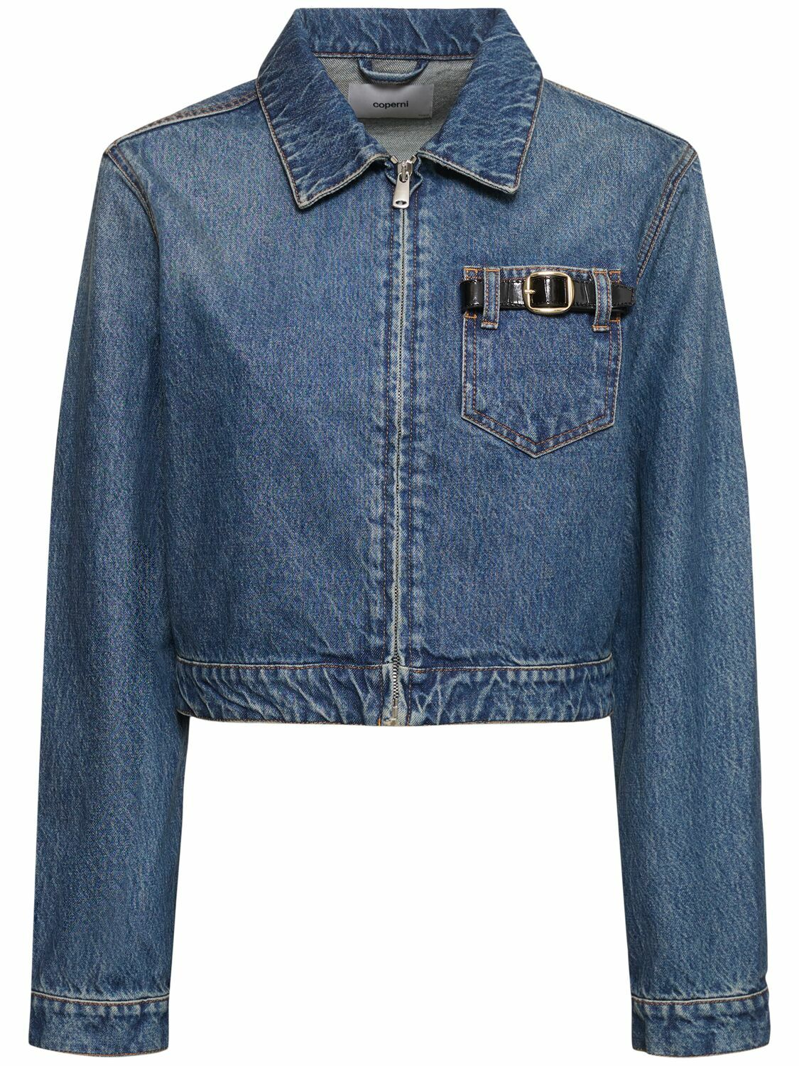 COPERNI Cotton Denim Workwear Jacket Coperni