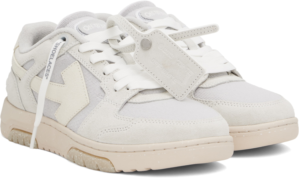 Off-White Gray & Off-White Slim Out Of Office Sneakers Off-White