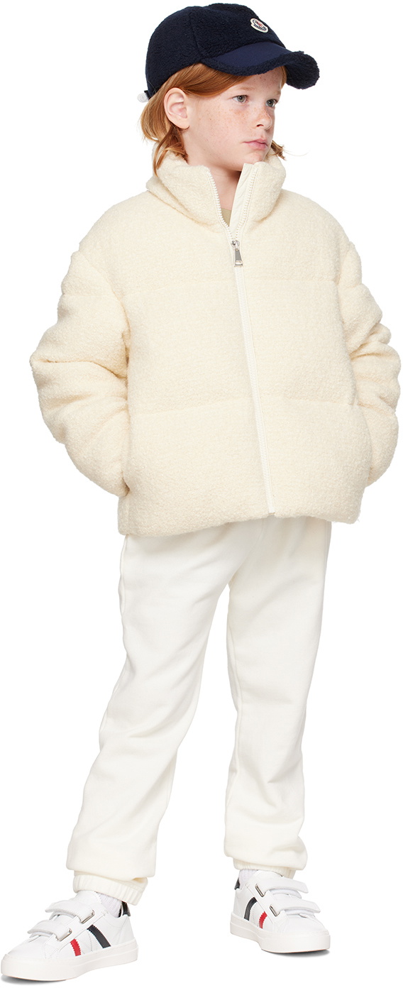 Moncler Enfant Kids White Babas Down Jacket Moncler Enfant Moncler Enfant Kids White Babas Down Jacket Moncler Enfant
