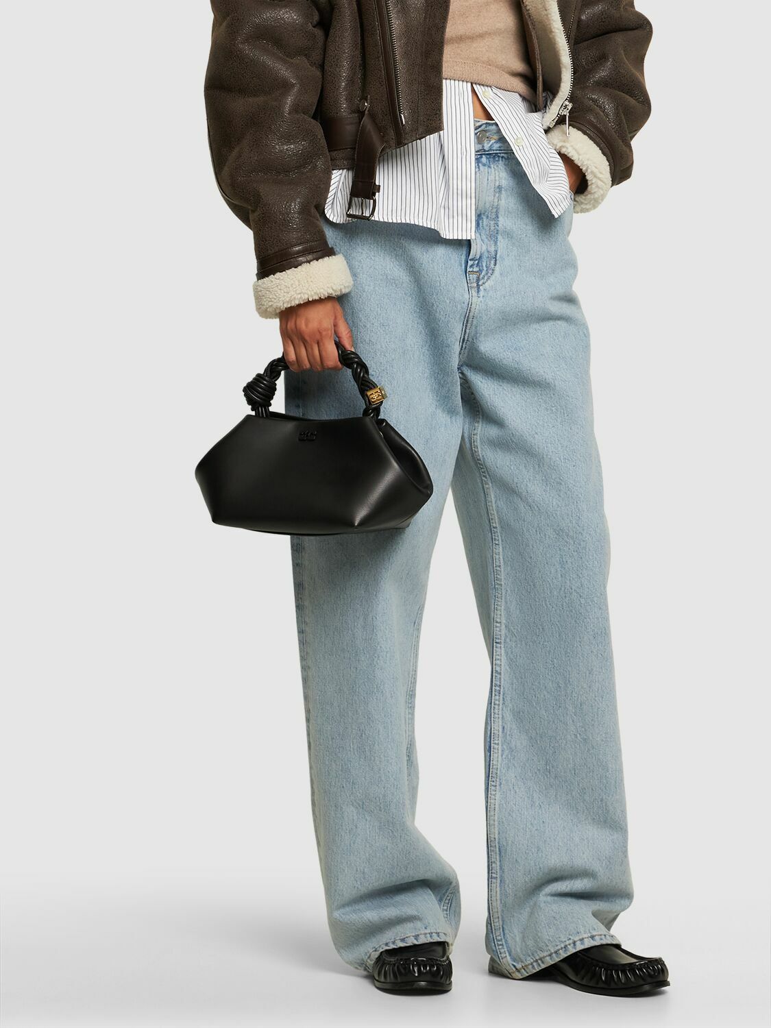 GANNI - Small Bou Top Handle Bag GANNI