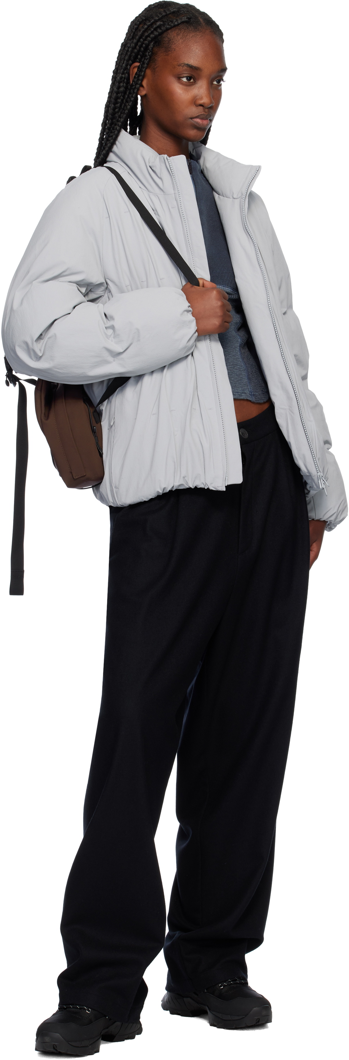 POST ARCHIVE FACTION (PAF) Gray 5.1 Right Down Jacket Post Archive Faction